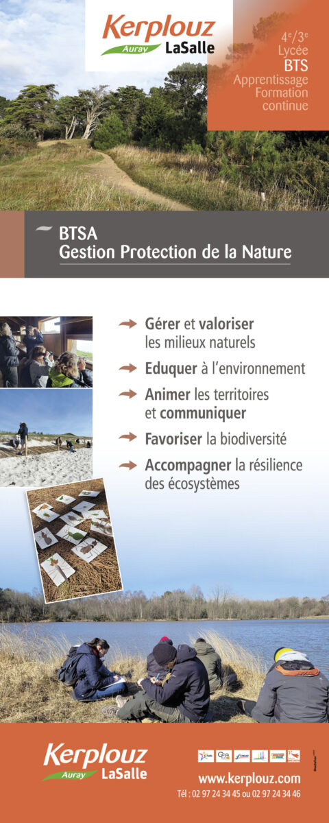 BTS Gestion et Protection de la Nature - Lycée et Centre de Formation Kerplouz LaSalle